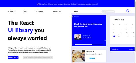 Github Abhishek72340react Ui Library Webpage