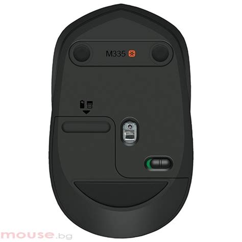 Мишка Logitech M335 безжична черна