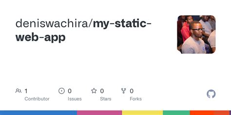 Github Deniswachira My Static Web App
