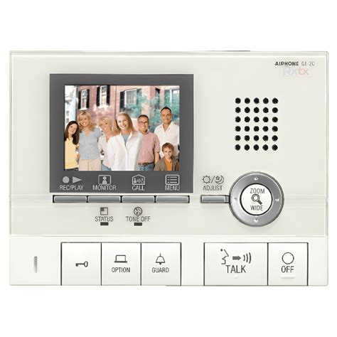 Aiphone Gt 2c Reliable Master Monitor Station 3 5”color Lcd