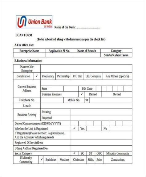 Personal Loan Proposal Template