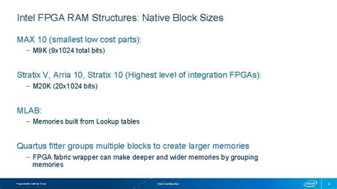 University Workshop Introduction To Internal External Fpga Memory