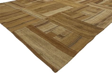 Vintage Turkish Patchwork Kilim Rug With Midcentury Style For Sale At