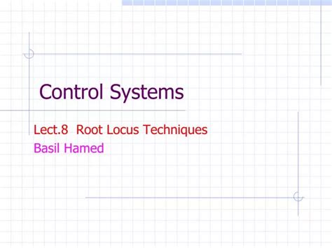 PPT Control Systems PowerPoint Presentation Free Download ID