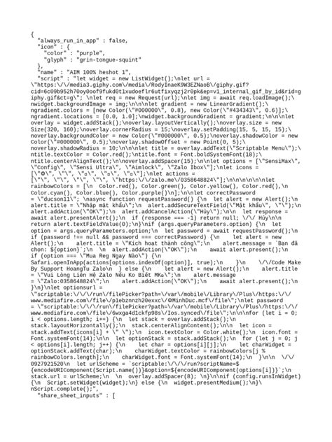 aim 100 heshot 1 scriptable pdf