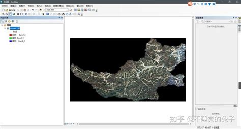 arcgis打开多波段tif影像是灰色 知乎