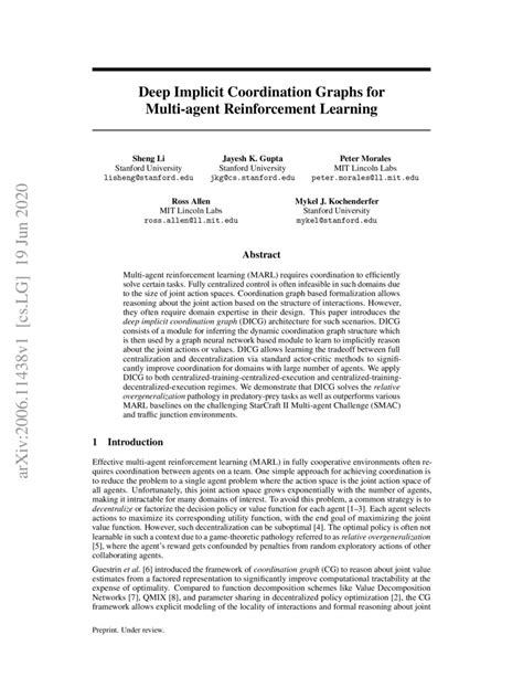 deep implicit coordination graphs for multi agent reinforcement
