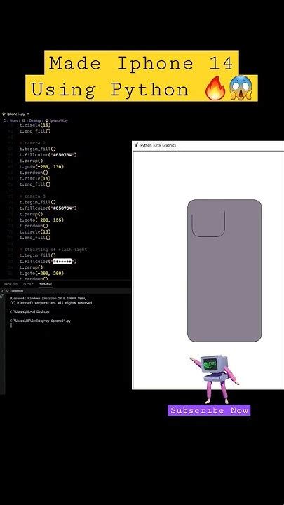 Made Iphone 14 Using Python Shorts Programming Python Technology