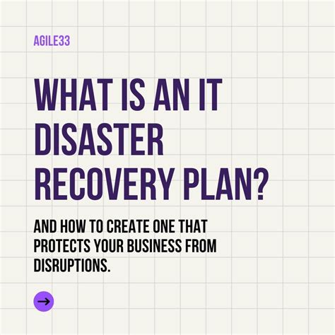 Disasterrecovery Itstrategy Businesscontinuity Techresilience Agile33 Agile33