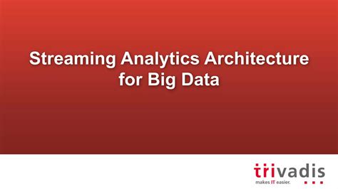 Big Data Architecture Pdf