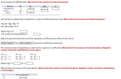 solved refer to the following regression output a what is