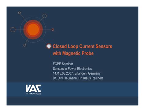 closed loop current sensors with magnetic probe