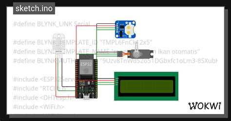 Simulasi Pakan Ikan Otomatis Berbasis Iot Copy Wokwi ESP32 STM32 Arduino Simulator