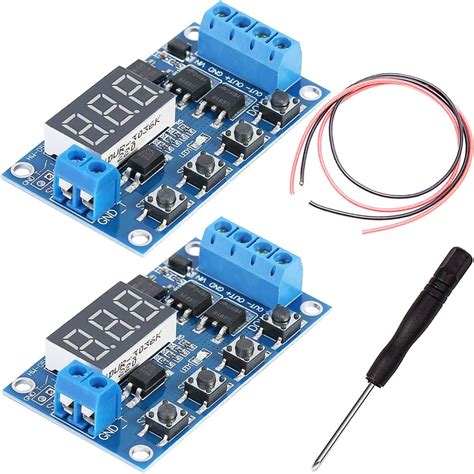 Timer Switch Module Dc 6v~30v Trigger Delay On Off Cycle Timer Relay Switch Module With Digit