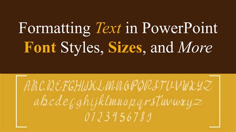 Formatting Text In Powerpoint Font Styles Sizes And More