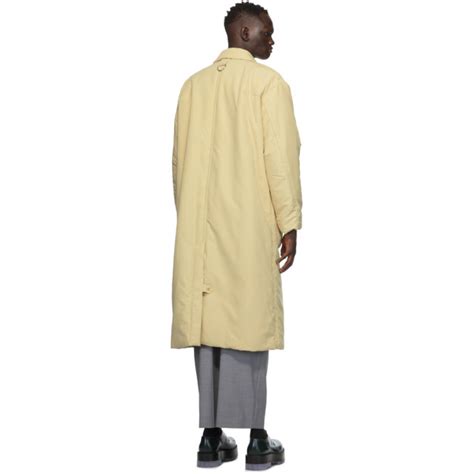 Tibi Tan Clyde Padding Lab Trench Coat Ssense Lookastic