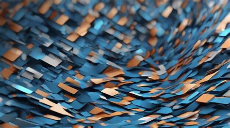 Premium Photo Abstract Geometric Blue White Background