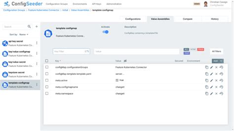 Kubernetes Configuration Management Tool Configseeder