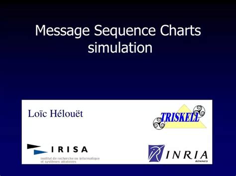 Ppt Message Sequence Charts Simulation Powerpoint Presentation Free