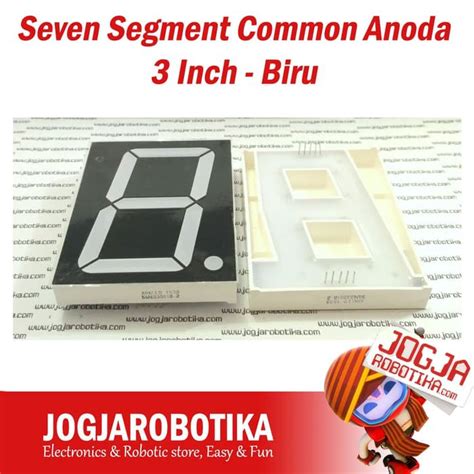 jual seven segment common anoda un e 19 3 inch biru shopee indonesia