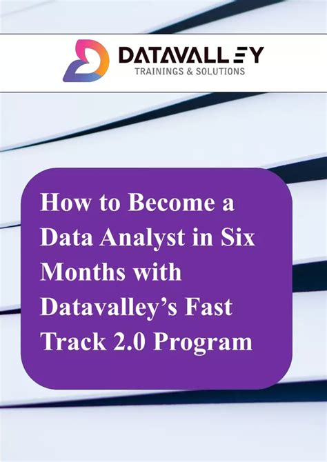 ppt how to become a data analyst in 6 months with datavalleys fast