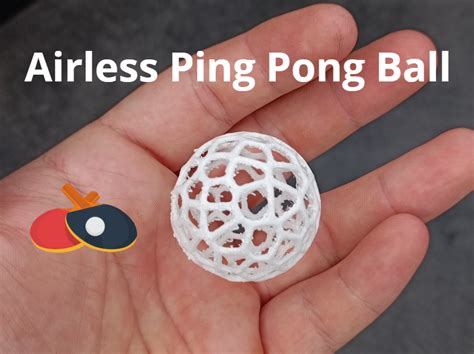airless ping pong ball by ts3d download free stl model