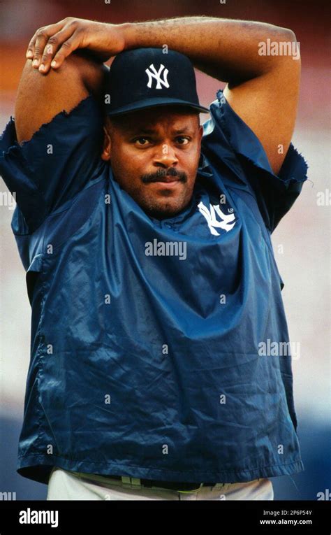Cecil Fielder Yankee David Cone Signed Yankee Jersey And Glove With