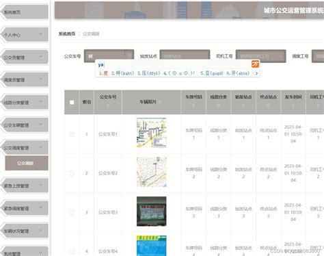 Vue Springboot Java城市公交车调度运营管理系统java公交调度 Csdn博客