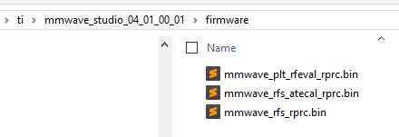 IWRL6432BOOST IWRL6432LBoost To Read Raw ADC Data Using DCA1000 Via MMwavestudio CLI Sensors