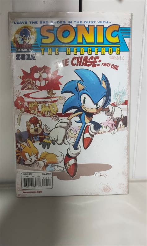 Sonic The Hedgehog Comics The Chase Part One Issue 258 Hobbies And Toys Books And Magazines