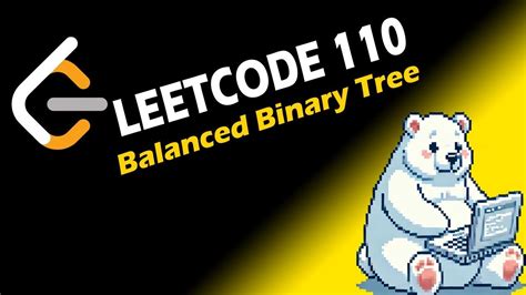 Balanced Binary Tree Leetcode 110 Java Youtube