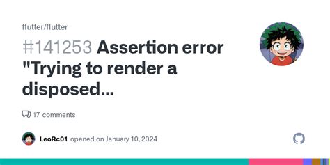assertion error trying to render a disposed engineflutterview on