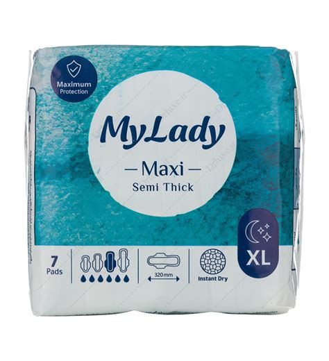 نوار بهداشتی نیمه ضخیم مشبک مکسی مای لیدی خیلی بزرگ 7 عدد