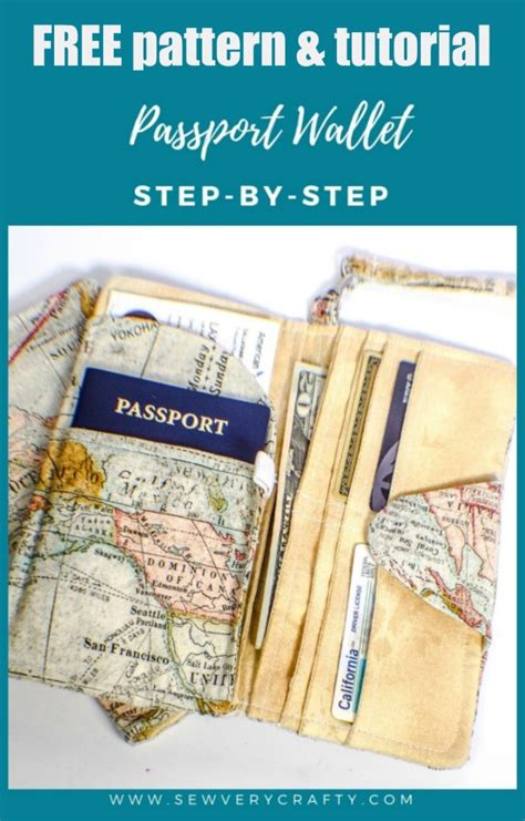 Free Diy Passport Wallet Sewing Pattern Sew Modern Bags