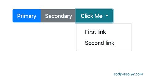 Button Group In Bootstrap 4 Explanation With Example Codevscolor