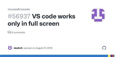 VS Code Works Only In Full Screen Issue 56937 Microsoft Vscode GitHub