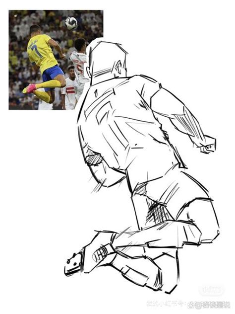 世界杯c罗全身简笔画（共14张）简笔画图片大全