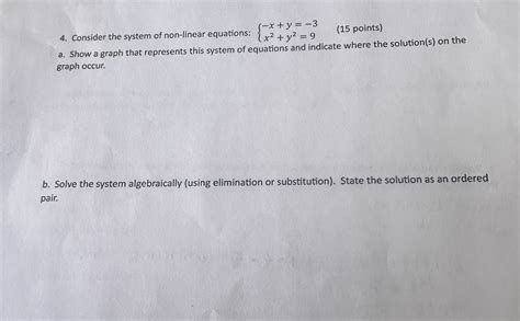 Solved 4. Consider the system of non-linear equations: | Chegg.com