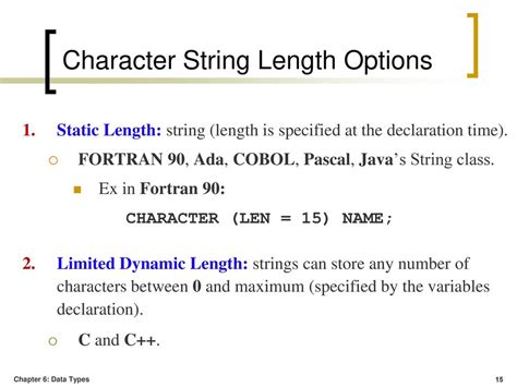 chapter 6 data types lectures ppt download