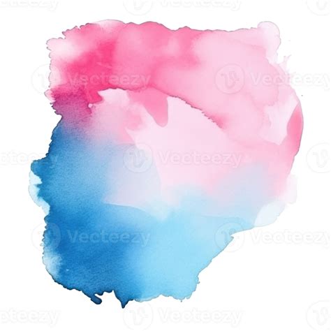 Acuarelas Azul PNG Para Descargar Gratis