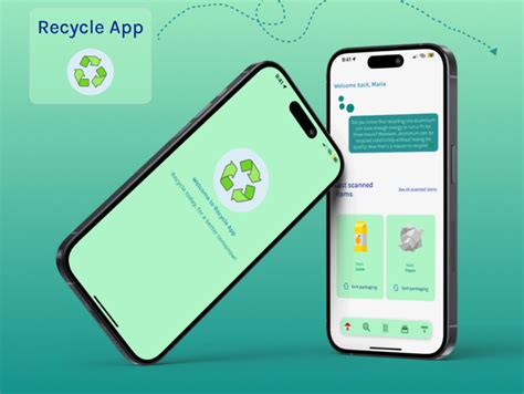 Recycle App Ux Ui Design Mobile Design By Magdalena Gorgiova On