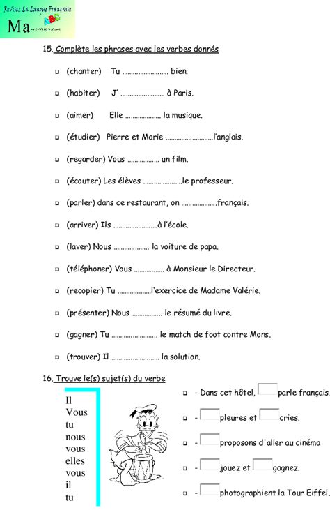 Ma Revision Evaluation Conjugaison Ce