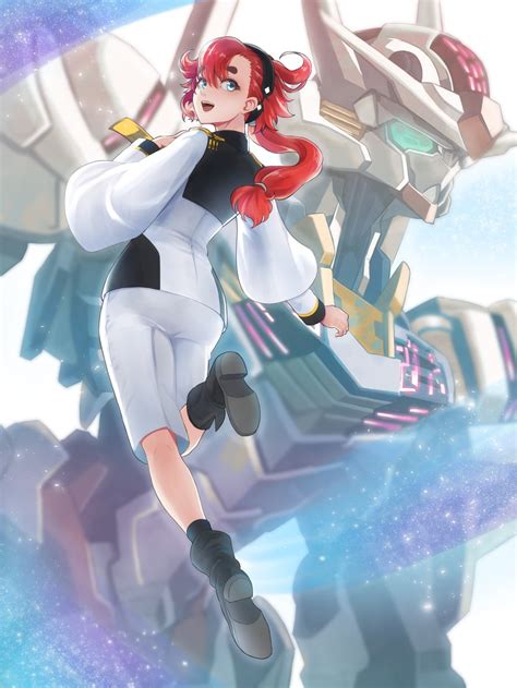 Suletta Mercury And Gundam Aerial Gundam And More Drawn By Ivuki Danbooru