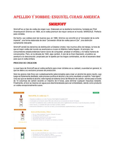 Smirnof Pdf