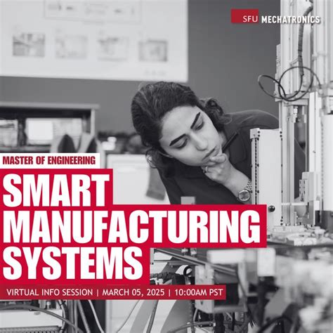 Smartmanufacturing Industry40 Mechatronics Engineeringmasters Sfu… Mechatronic Systems