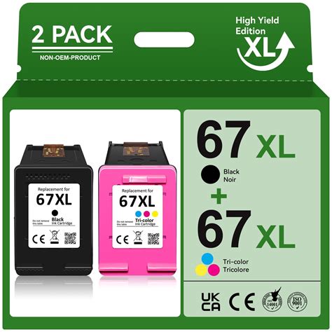 67xl Ink For HP 67XL Ink Cartridge 67XL For HP Printer DeskJet 1212 2332 Deskjet Plus 4110 4152