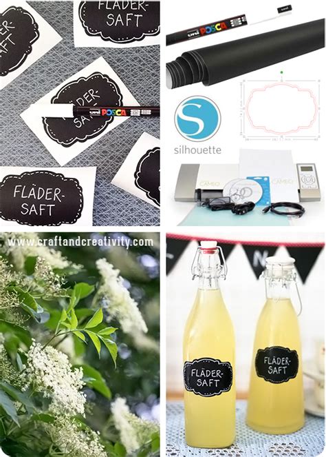 Fläderblomssaft And Etiketter Elderflower Cordial And Labels Craft And Creativity Pyssel And Diy