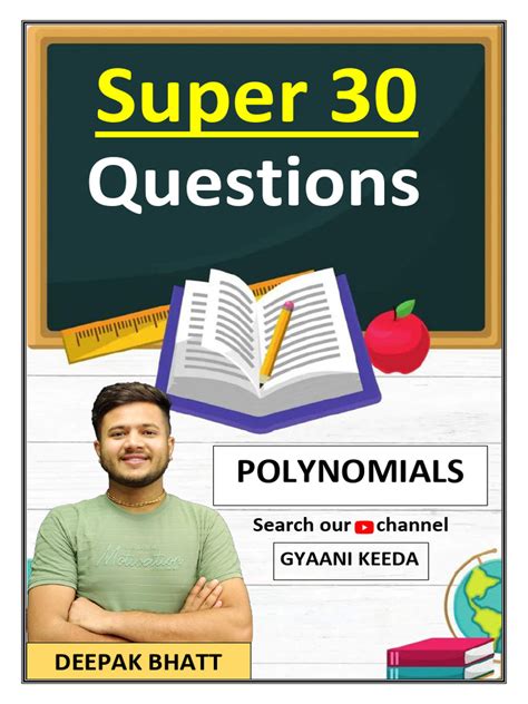 Ch 2 Super 30 Pdf Zero Of A Function Polynomial