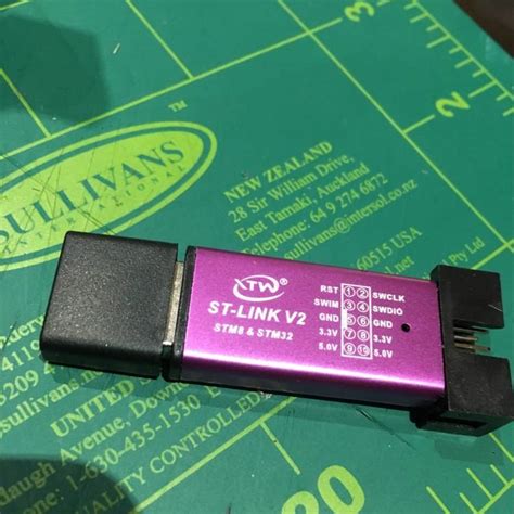 Geekcreit® 3 3v 5v Xtw St Link V2 Stm8 Stm32 Simulator Programmer Downloader Debugger 500ma