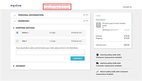 Prestashop Combination Wise Shipping